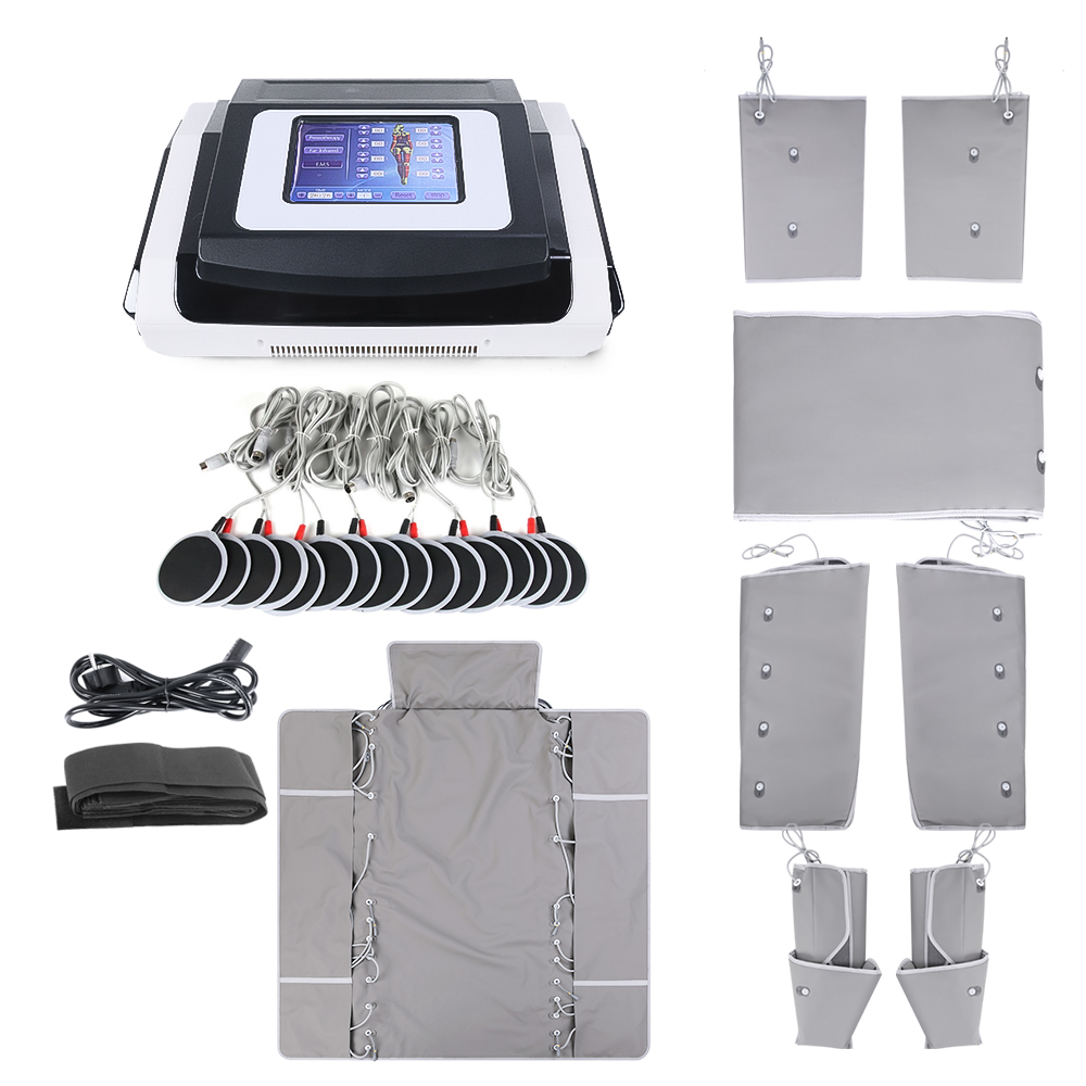 Air Pressure + EMS + Far infrared 3 in 1 Pressotherapy Slimming Machine ...
